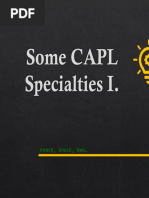 CAPL Programming Examples and Scripts | PDF
