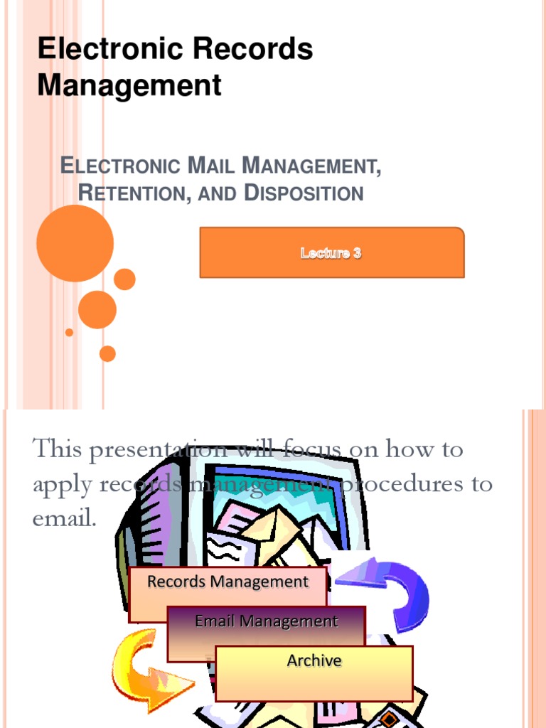 Email Retention Policy | PDF | Records Management | Email