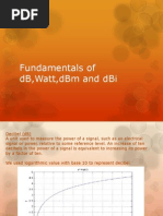 DBW DBM Conversion | PDF | Watt | Logarithm