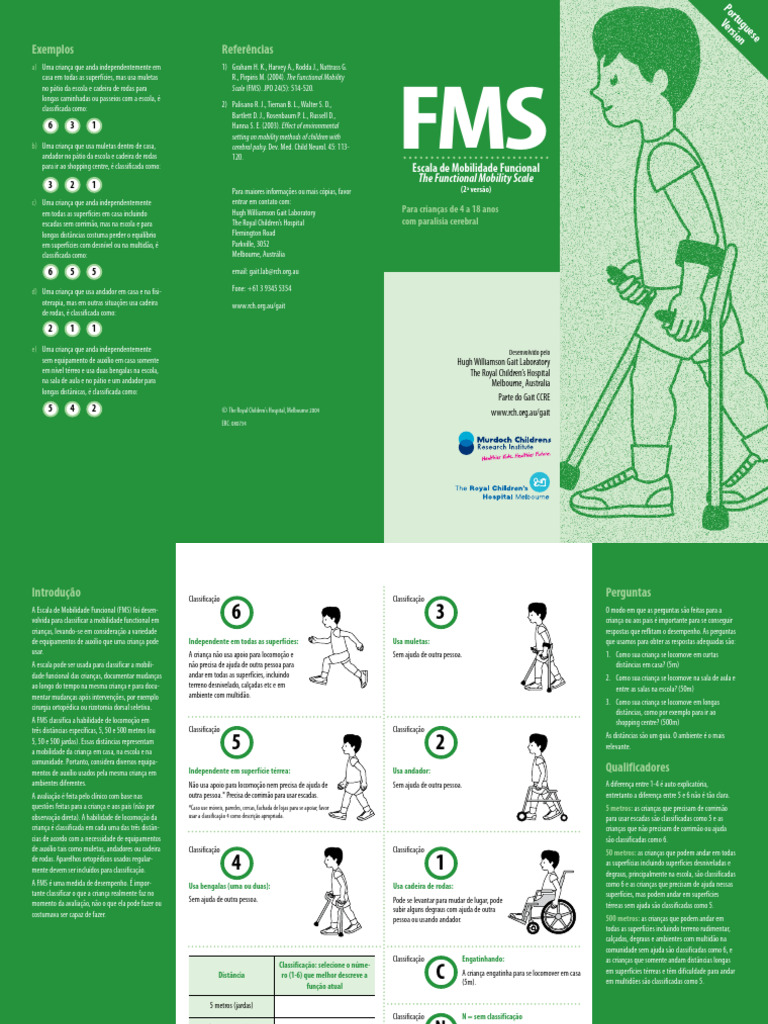 The Functional Mobility Scale FMS | PDF