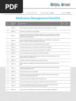 Medication Administration Audit Checklist | PDF | Medical Prescription ...