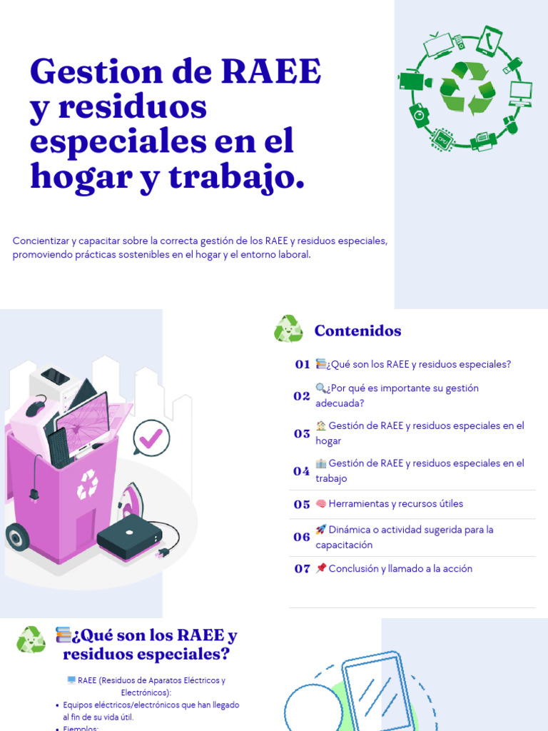 Gestion de RAEE | PDF | Residuos | Gestión de residuos