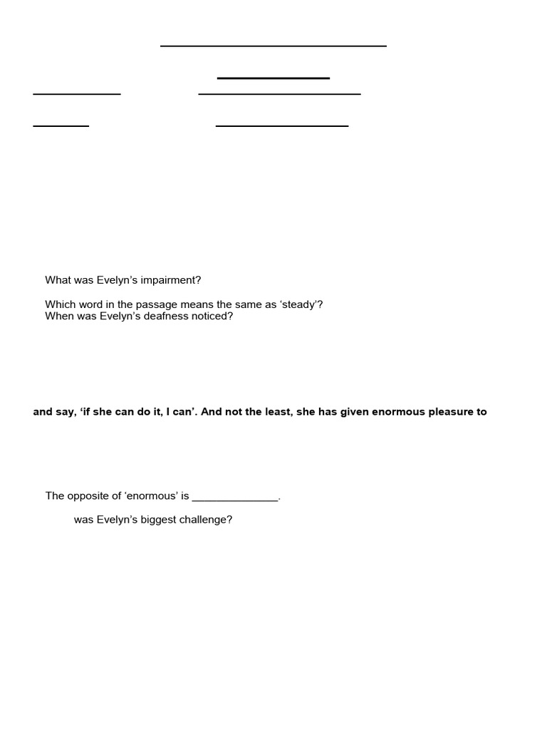 Worksheet - Sound of Music | PDF