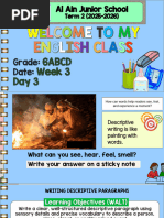Descriptive Writing: A Day at the Beach | PDF