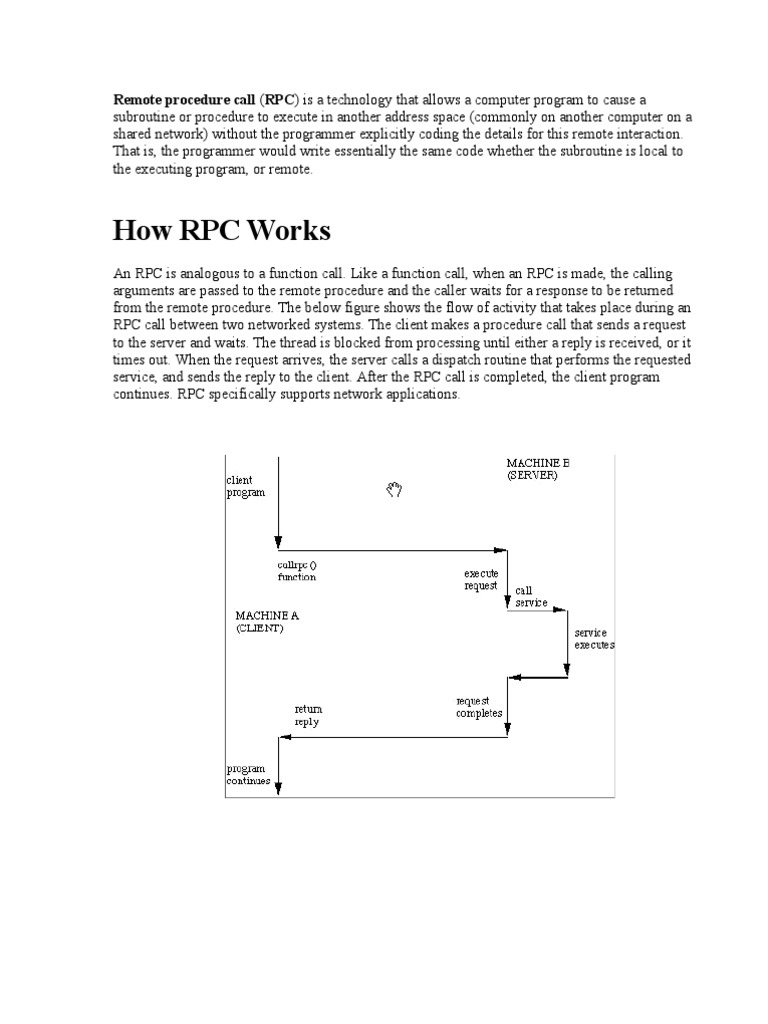 Developing an RPC Application to Generate Random Numbers Remotely | PDF ...