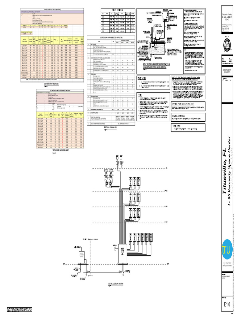 Riser Diagram Tru Hotel | PDF | Electrical Components | Electric Power