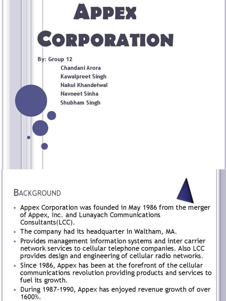 Appex Corp | PDF | Organizational Structure | Accountability