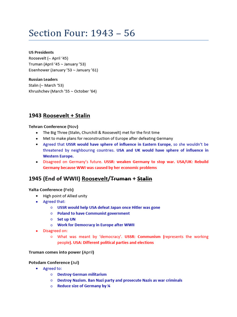 Revision 1943-1956 | PDF | Nikita Khrushchev | Joseph Stalin