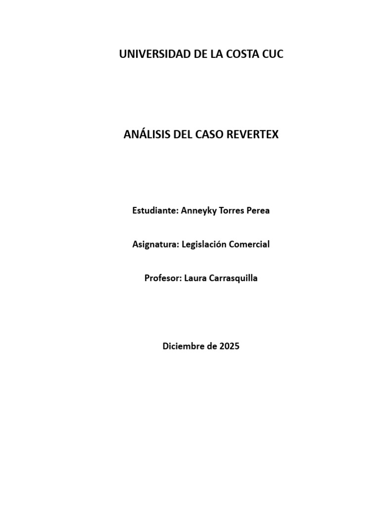 Caso Revertex | PDF | Publicidad | Protección al Consumidor