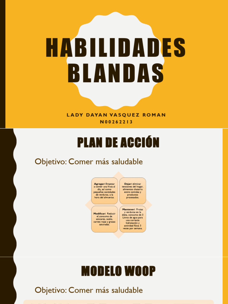 Habilidades Blandas Lady Dayan Vásquez Román | PDF | Alimentos | Vegetales