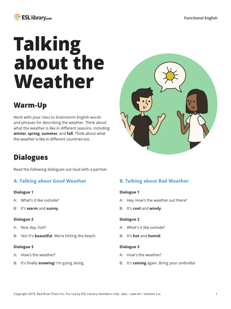 92 Talking About The Weather Can | PDF | Linguistics | Human Communication