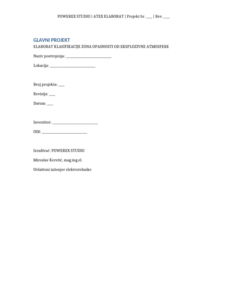 Powerex Studio Atex Template | PDF