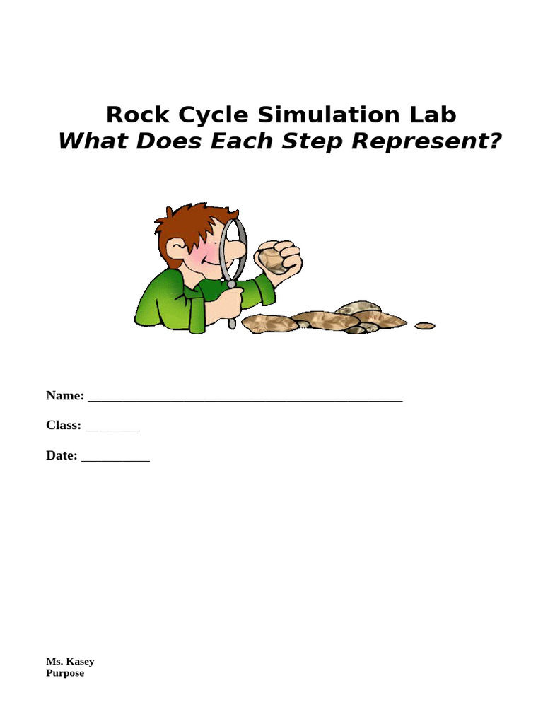 M1 Rock Cycle Crayon Lab | PDF | Rock (Geology) | Geology