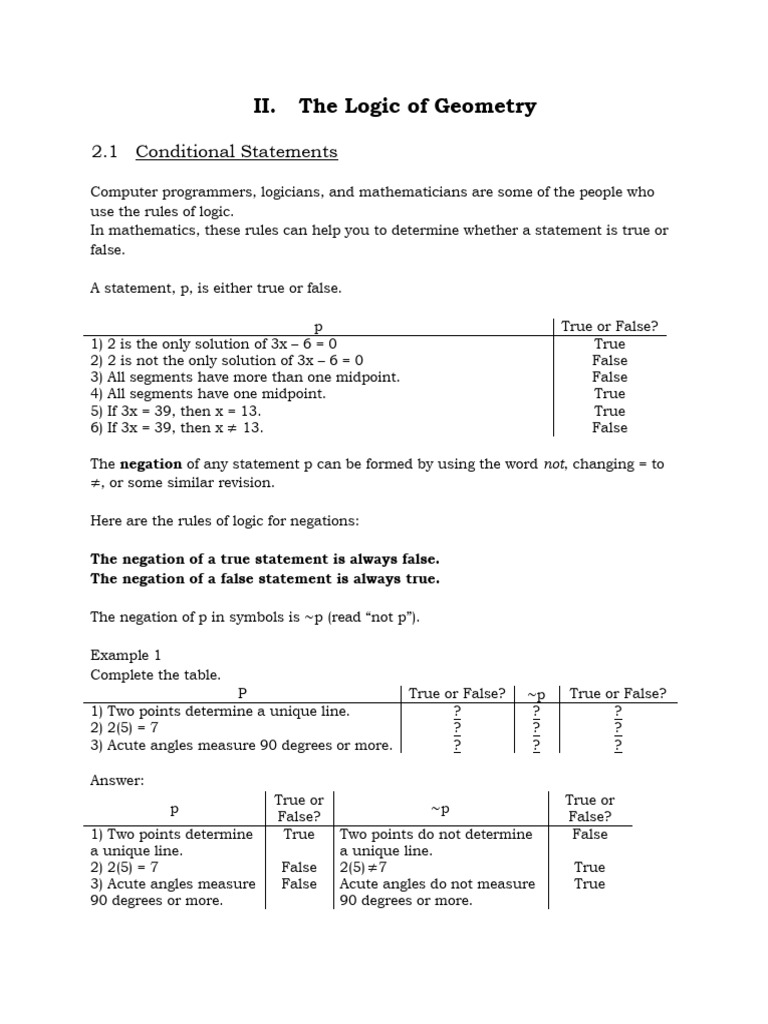 Unit2 Logic of Geom | PDF | If And Only If | Theorem