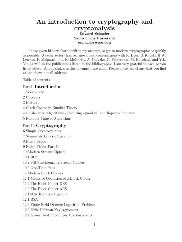 Cryptography | PDF | Cryptography | Cipher