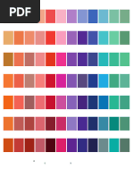 Pantone to Isacord Color Conversion Chart | PDF | Color | Graphic Design