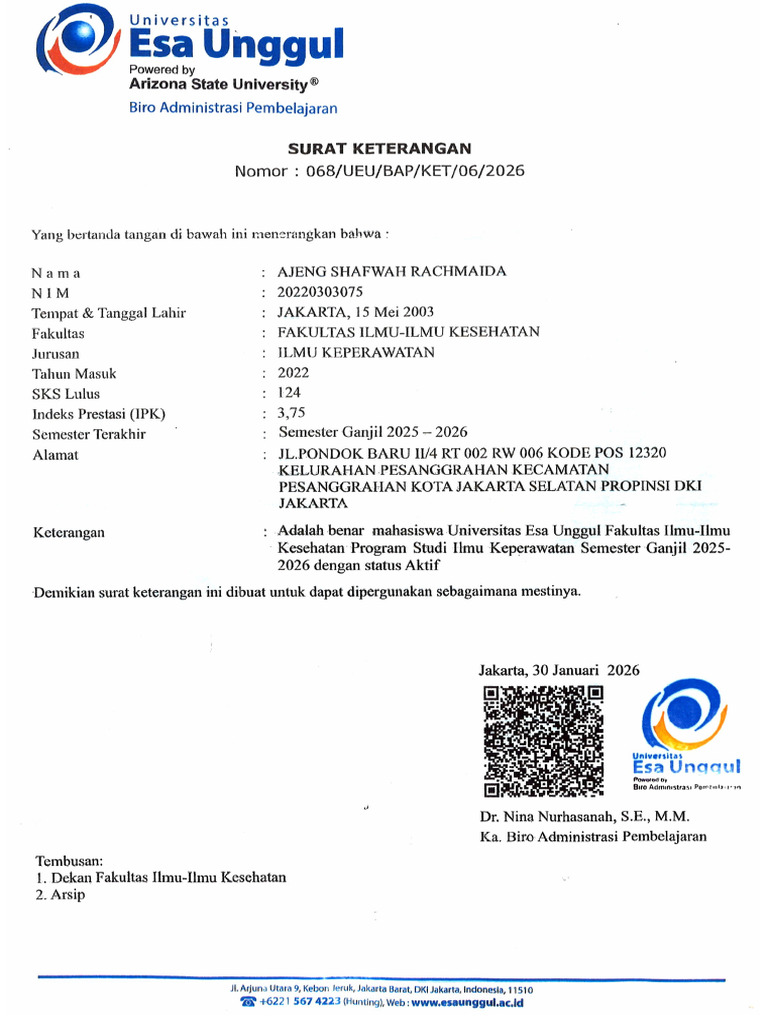 Esa Unggul | PDF