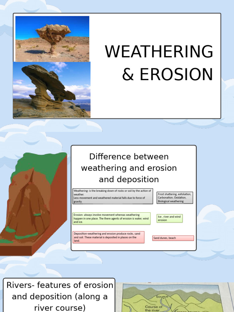 Weathering and Erosion Game Presentation in Organic Hand-Drawn Style | PDF