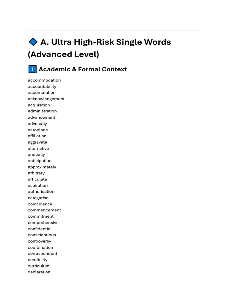 Advanced HKDSE Listening Spelling Bank | PDF | Insurance