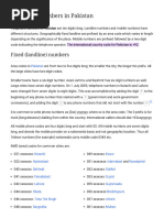 Pakistan Mobile Network Codes | PDF | Business | Computers