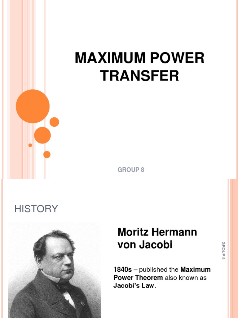 Maximum Power Transfer Theorem Explained | PDF | Electrical Circuits ...