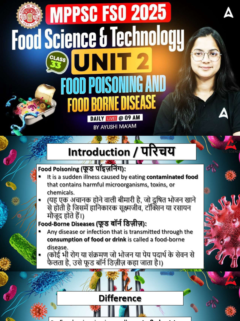 Food Poisoning and Food-Borne Diseases | PDF