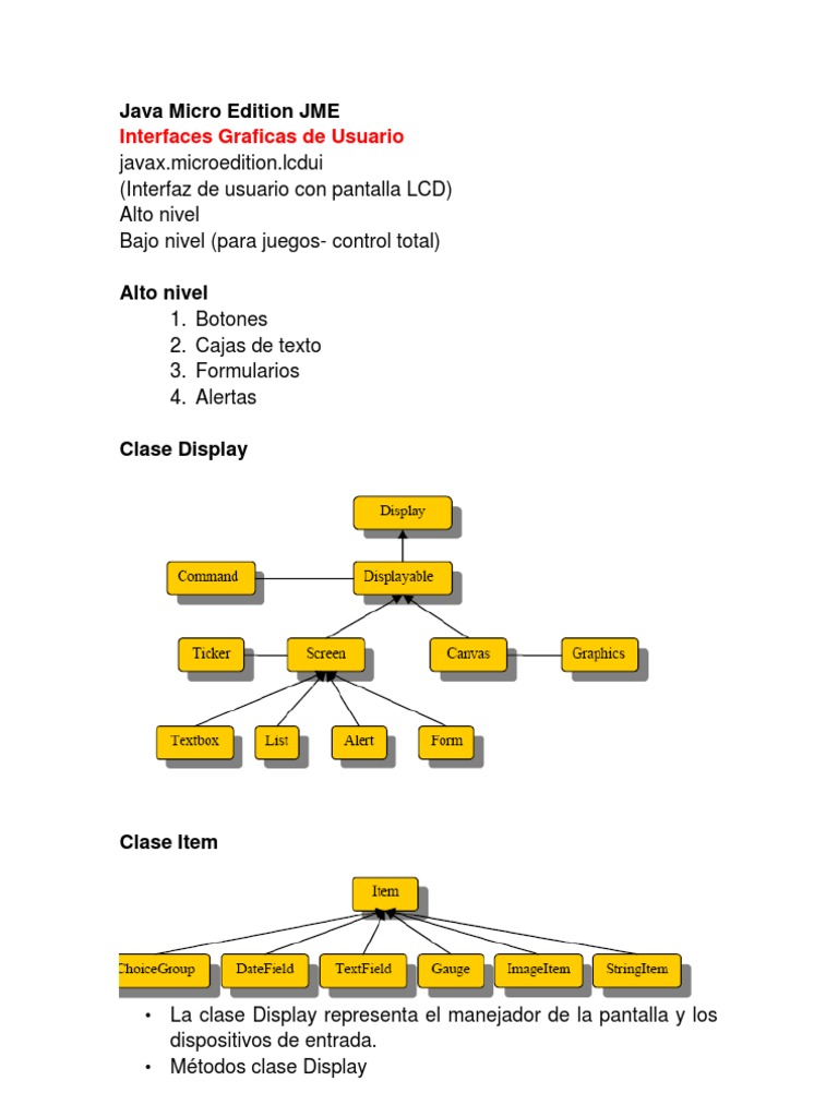Java Display | PDF | Java (lenguaje de programación) | Interfaz de usuario