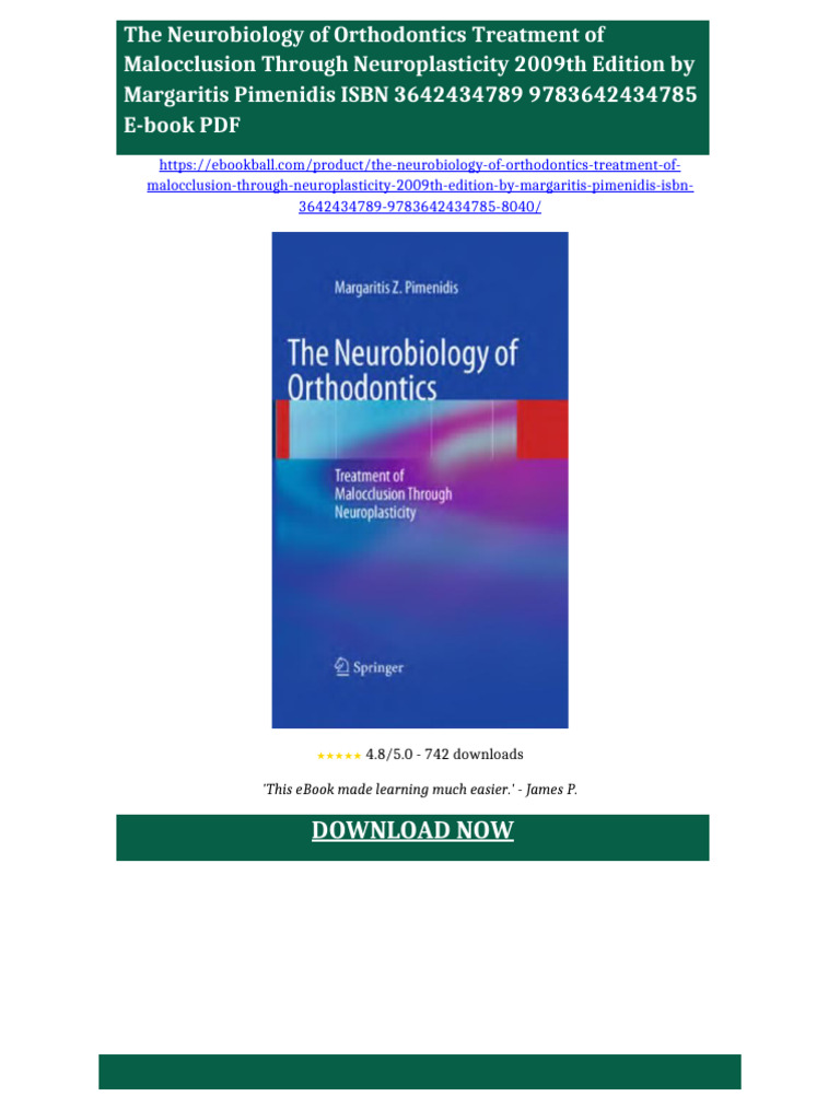 The Neurobiology of Orthodontics Treatment of Malocclusion Through ...