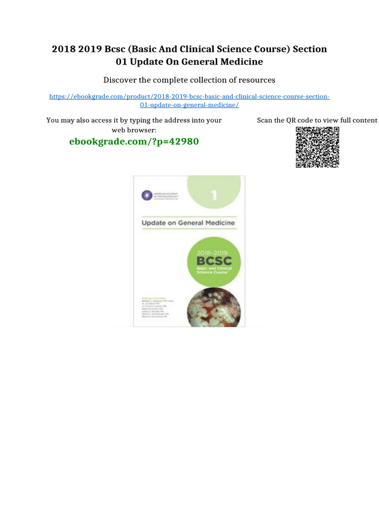 2018 2019 BCSC (Basic and Clinical Science Course) Section 01 Update On ...
