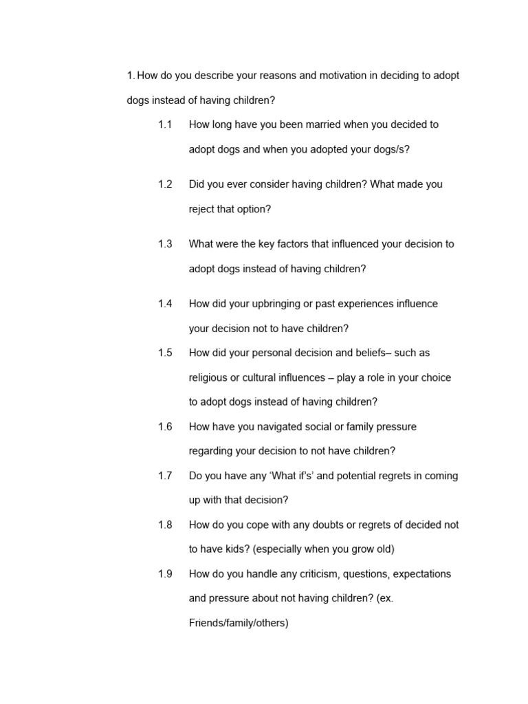 REVISED Questionnaire | PDF