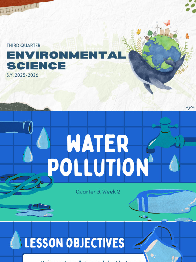 Q3 W2 - Water Pollution | PDF