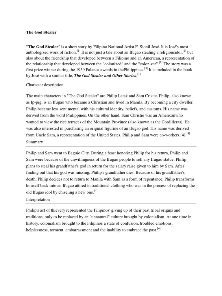 The God Stealer | PDF | History | Mystery, Thriller & Crime Fiction