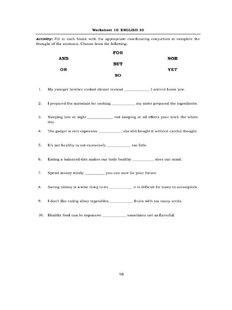 English G10 | PDF