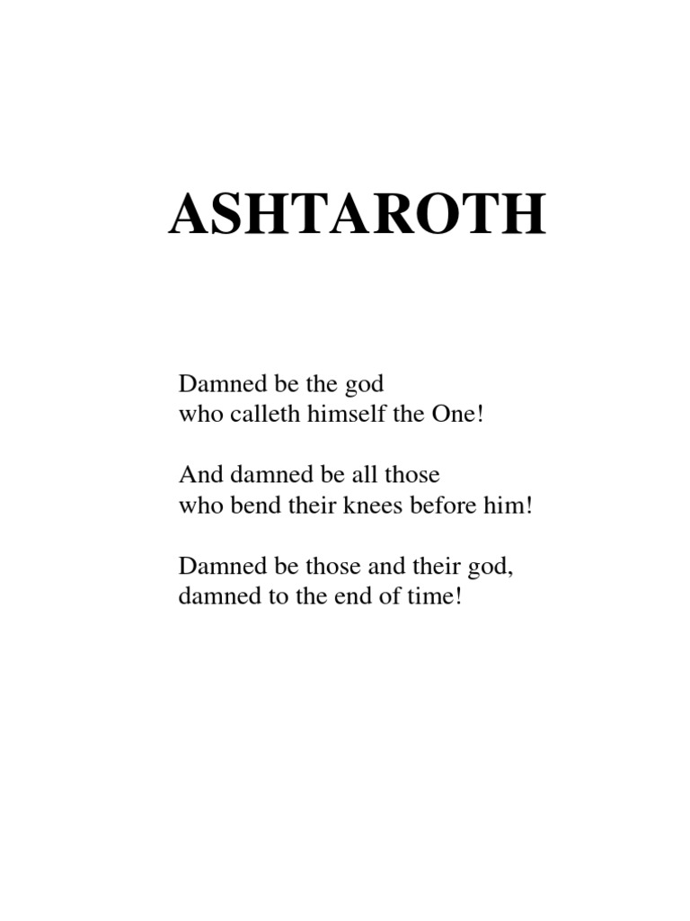 The Book of Ashtaroth | Elijah | Seven Deadly Sins
