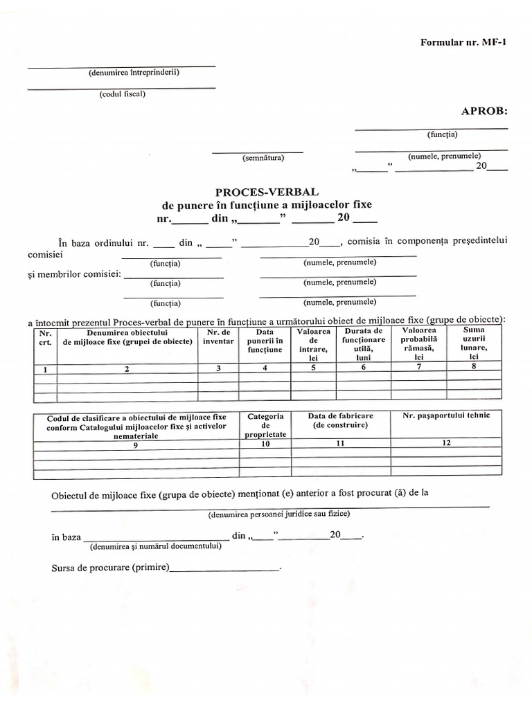 MF-1 Forma | PDF