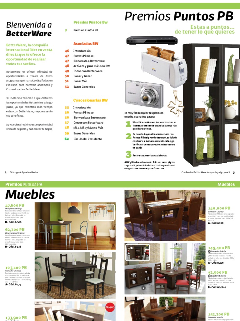 Catálogo BetterWare para Asociadas | PDF | Hdmi | Estufa de cocina