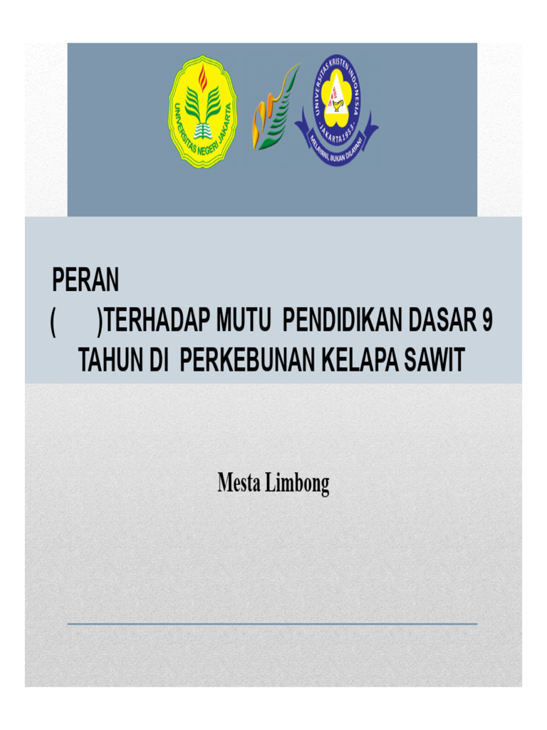 Mutu Pendidikan | PDF