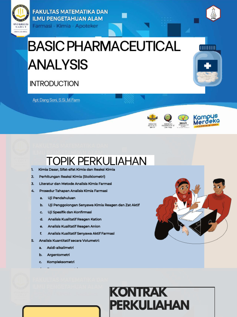 1 - Basic Pharmaceutical Analysis | PDF