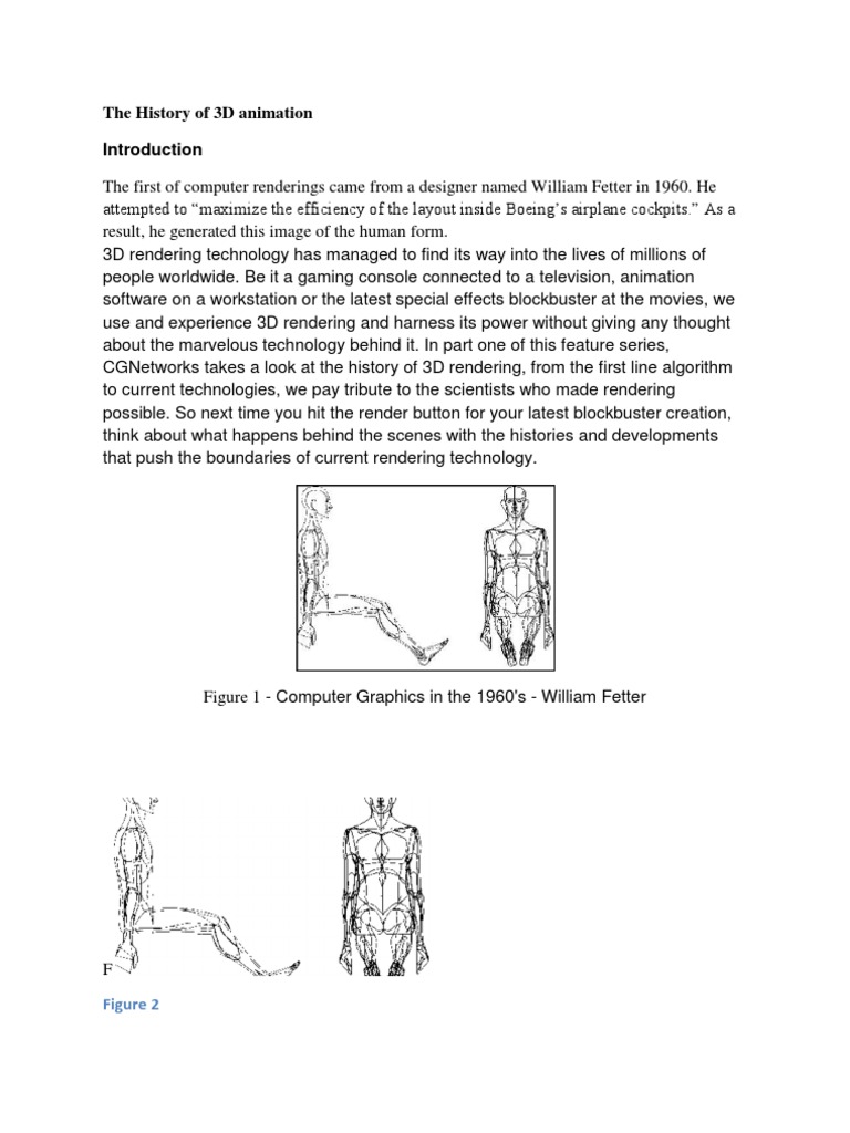 3D Animation: A Historical Journey | PDF | Computer Animation | 3 D ...