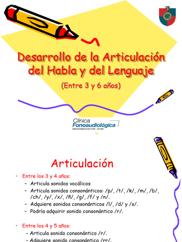 Desarrollo Del Habla y Del Lenguaje 3 A 6 Años | PDF | Sílaba | Pronombre