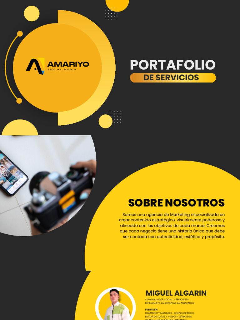 Portafolio Amariyo 2025 | PDF | Diseño gráfico | Marca