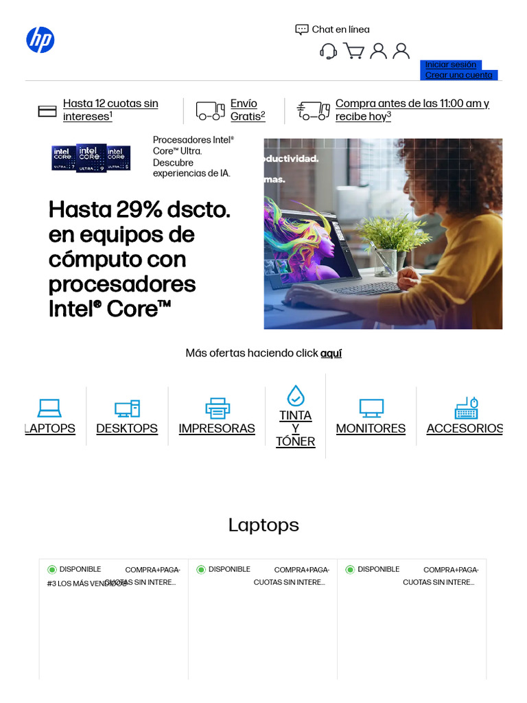 Productos HP con Familia de procesadores Intel® Core™ - Tienda HP.com ...