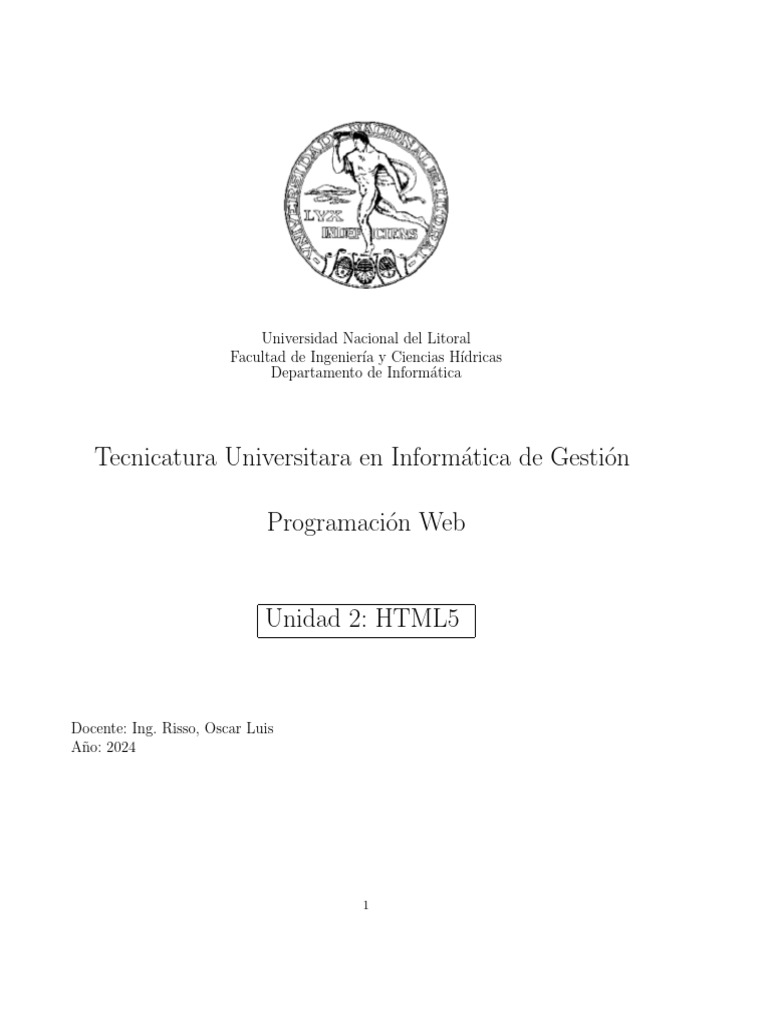 U02-HTML5 | PDF | HTML | Red mundial