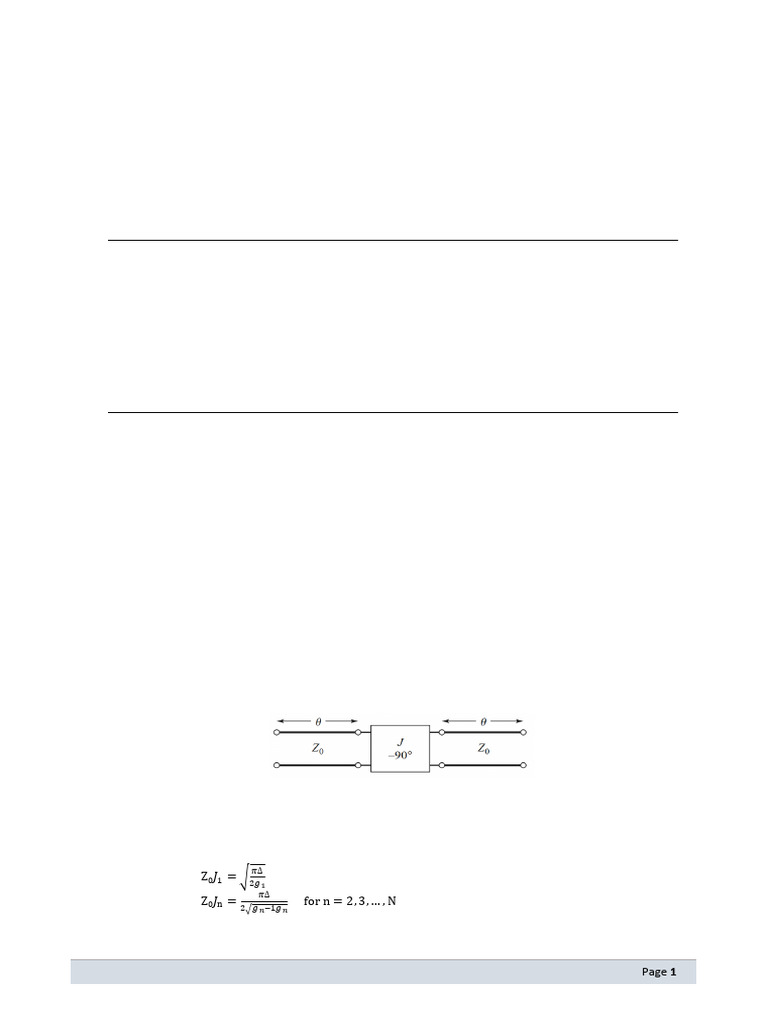 Open-Stub Based Spurious Harmonic Suppression Meth | PDF | Electronic ...