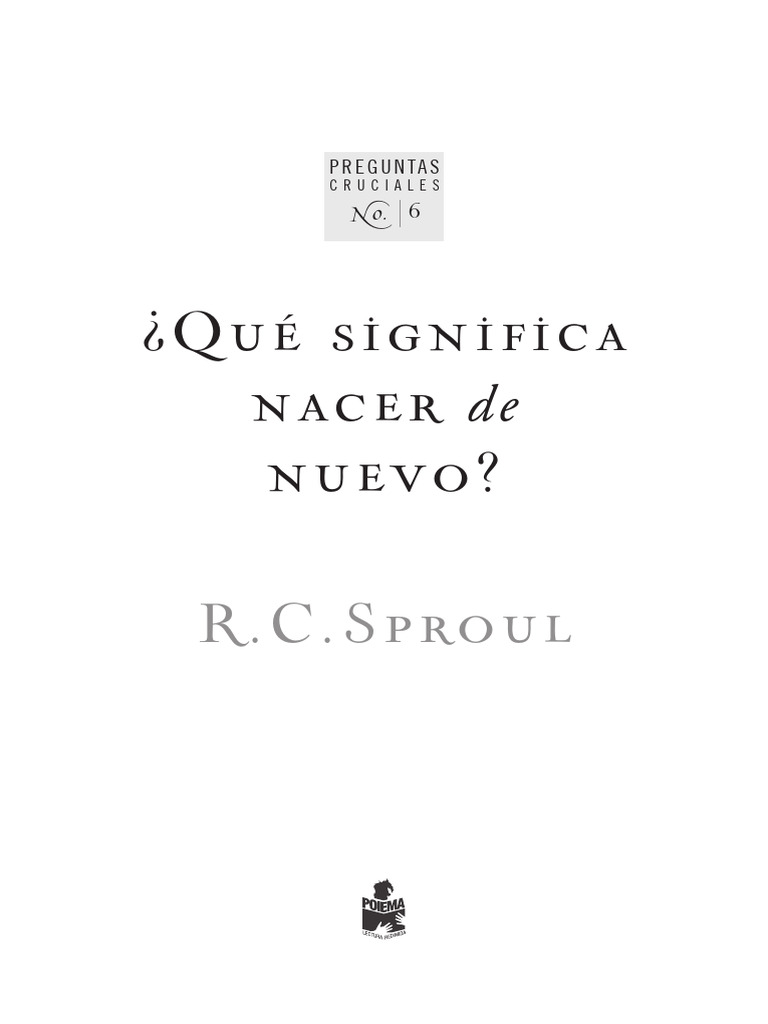 Que-significa-nacer-de-nuevo | PDF | Jesús | Juan el apóstol