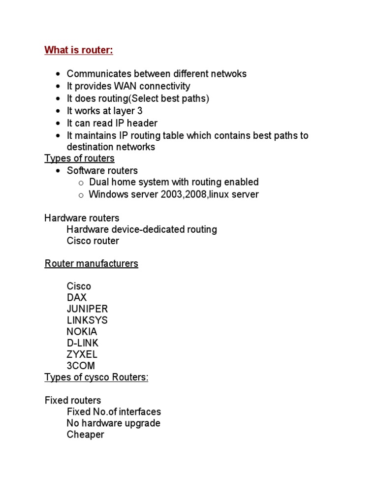 CCNA Router1 | PDF | Routing | Router (Computing)