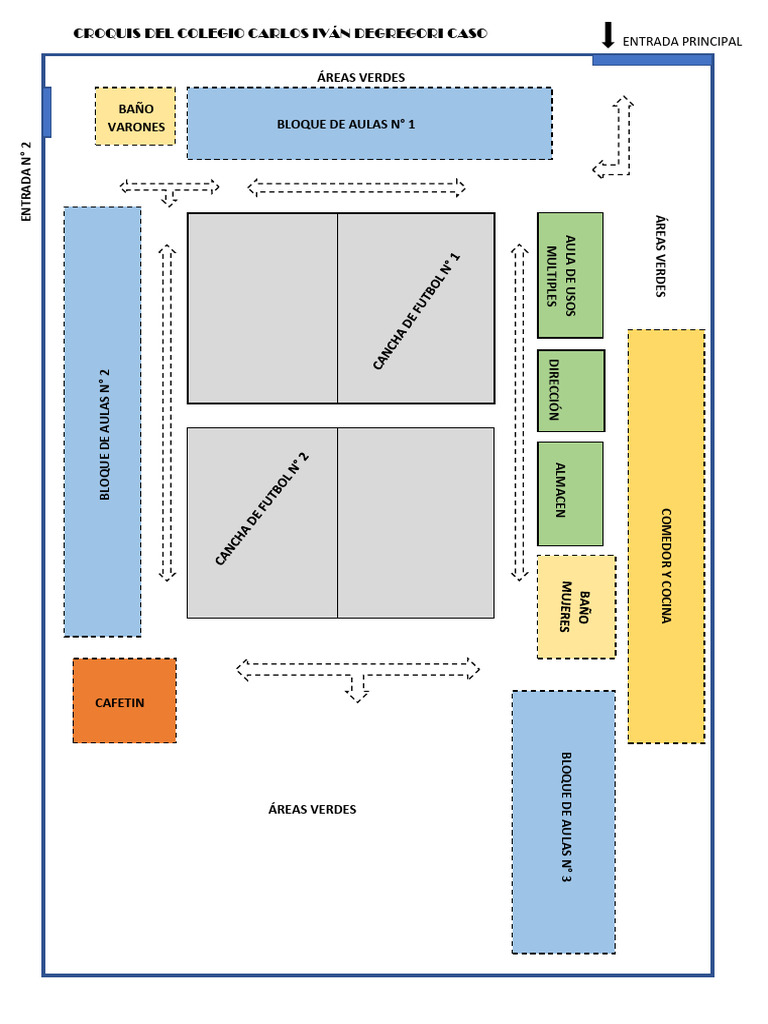 Croquis Del Colegio CID | PDF