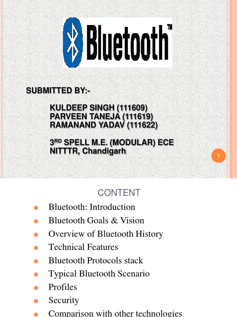Bluetooth | PDF | Bluetooth | Communications Protocols