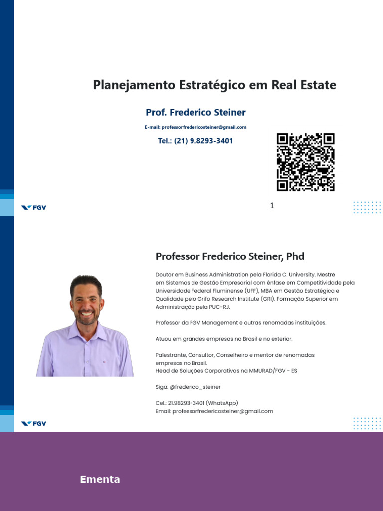 Planejamento Estratégico em Real Estate v3 | PDF | Análise SWOT ...