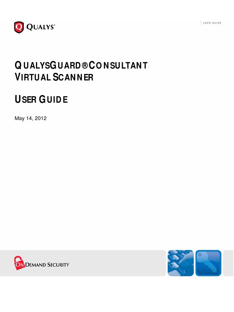 QualysGuard Consultant Virtual Scanner NewUI | Download Free PDF ...